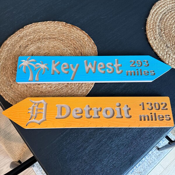 Direction, Mileage, Destination Outdoor Signs - Personalized ...
