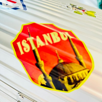 Petra Jordan Travel Sticker, Vintage Style Decal for Suitcase, Luggage ...