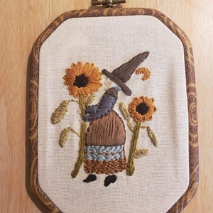 Sunflower Witch ~ PDF Digital Pattern ~ From Notforgotten Farm™ - Etsy