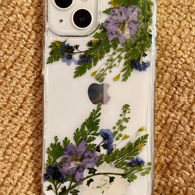 Pressed Flowers Pill Case Birth Control Pill Box Cute Pill Organize ...