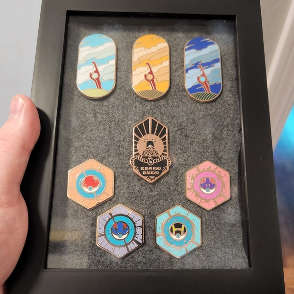 Xenoblade Enamel Pin - Hard Metal Rose Gold Monado Enamel Pin - Etsy