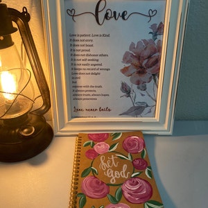 Be Joyful in Hope Hand Painted Journal - Etsy