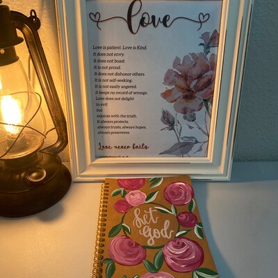 Be Joyful in Hope Hand Painted Journal - Etsy