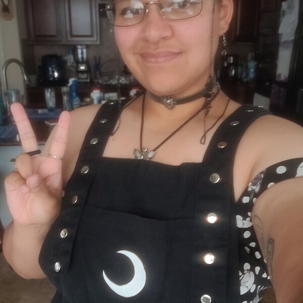 Overall Moon, Jumpsuit Moon, Overall Women, Black Overall, Black ...