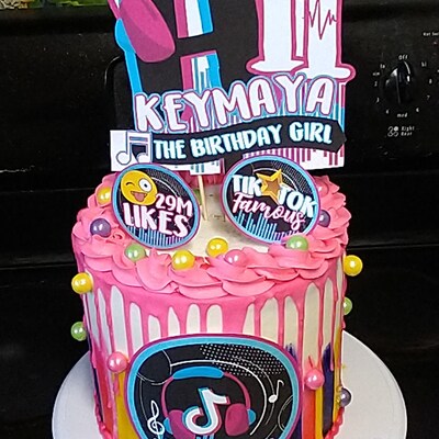 Musical Cake Topper Printable, Musical Cake Topper , Musical Birthday ...