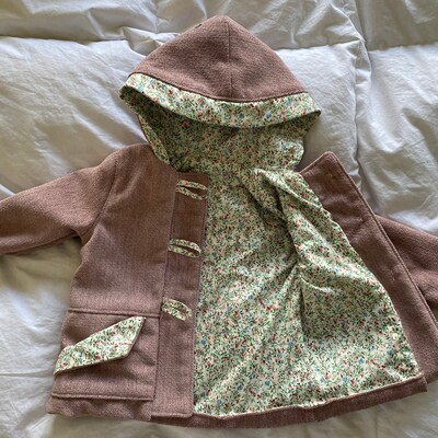 PATTERN Duffle Coat Unisex Boys Girls Coat PDF Sewing Pattern Instant Download Tadah Patterns - Etsy