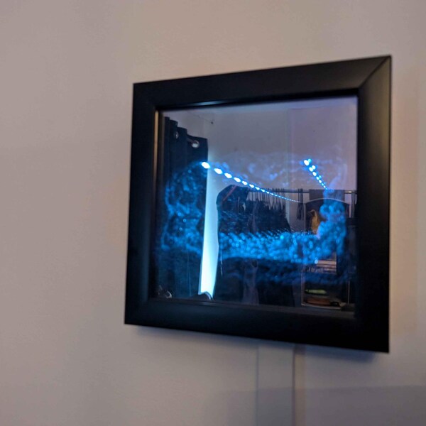 Infinity Mirror Shadowbox Creepy Cavern, 6x6 Mirror - Etsy