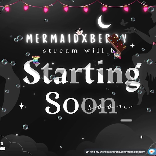 Deep Blue Ocean Animated Stream Screen for Twitch, Youtube, Blue ...