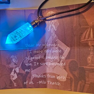 Disney's Atlantis the Lost Empire Kida Crystal Handcrafted - Etsy