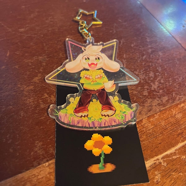 Asriel Keychain - Etsy