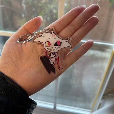 Cat Lucifer Hazbin Hotel Keychain Cute Cat Lucifer Charm - Etsy