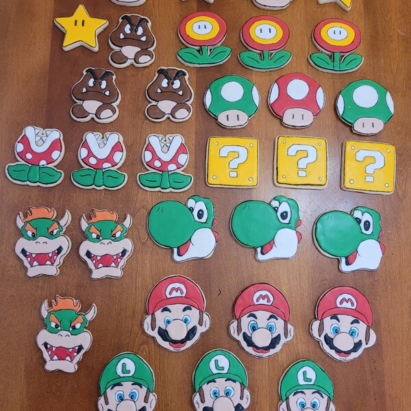 Piranha Plant - Shy Guy - Goomba - Cookie Cutter - Fondant Cutter ...