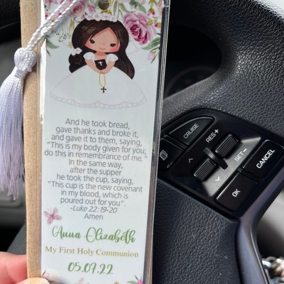 Personalized First Holy Communion Gift 1st Communion Metal Floral ...