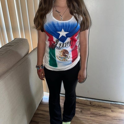 Airbrushed T-shirt Puerto Rican Flag Island Hometown Coqui Tshirt ...