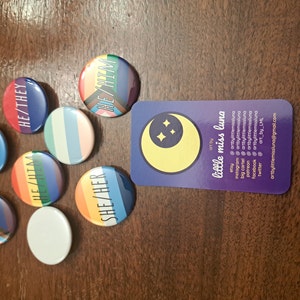 Nonbinary Pride Button Cat Kitty Pan Non Binary Gender Neutral - Etsy