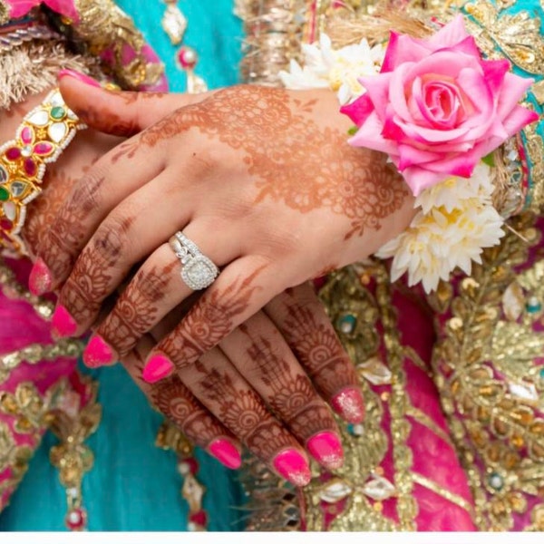 Nikah Pardah Partition Floral Hangings With Jasmine String for Islamic ...