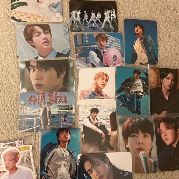 BTS Monochrome Promo Pointillism Style Handmade Unofficial Photocards ...