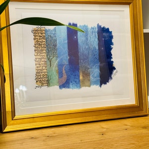 Creation, Bereshit, Bible, Hebrew, Jewish Art, Judaica, 7 Days of ...