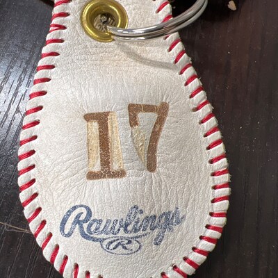 Personalized Hand Made Baseball Key Chain - Etsy