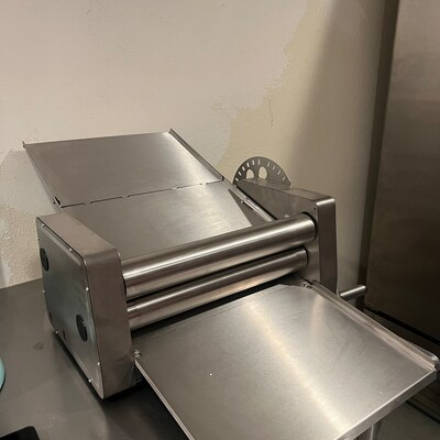 Manual Dough Sheeter 15.7 Inc., Dough Fondant Pizza Roller Pasta Maker ...