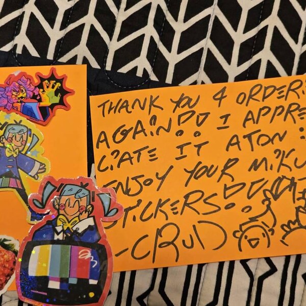 HATSUNE MIKU - Frutiger Aero Miku Holographic Sticker - Etsy