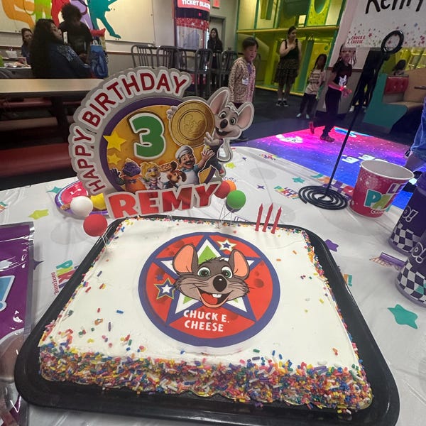 Chuck E Cheese Cake Topper - Etsy