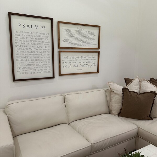Be Still and Know Psalm 4610 I Am God Wooden Sign Scripture Wall Art ...