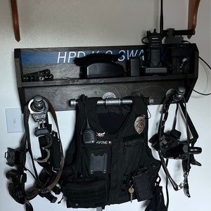 Large Duty and Tactical Gear Rack Double Belt Hanger With - Etsy