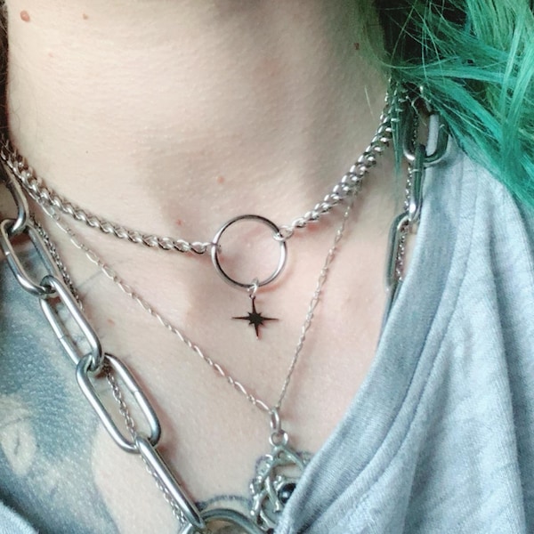 Opulence Choker | Regal Layered Chain Choker Necklace | Intricate ...