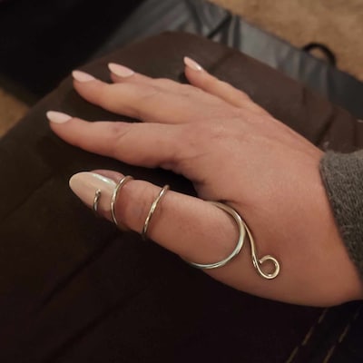 Thumb Splint MCP 925 Silver Ring, MCP Hyperextension Splint, Arthritis ...