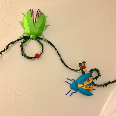 Birds Hanging Mobile, Printable PDF, DIY Papercraft, Kids' Room Decor ...