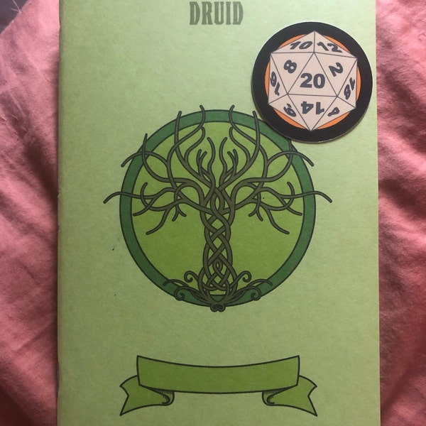 Rogue Notebook - Large Dungeons and Dragons 5e Character Journal - Etsy
