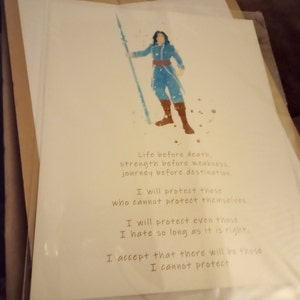 Jasnah Kholin Quote POSTER: Watercolor Wall Art, Stormlight Archive ...