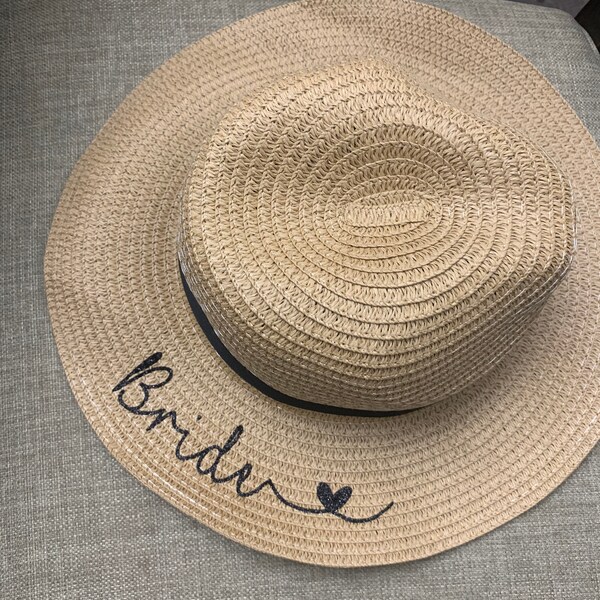 Sun Hat Vacation Bachelorette Party Hats Bridesmaid Beach Hat Tropical ...