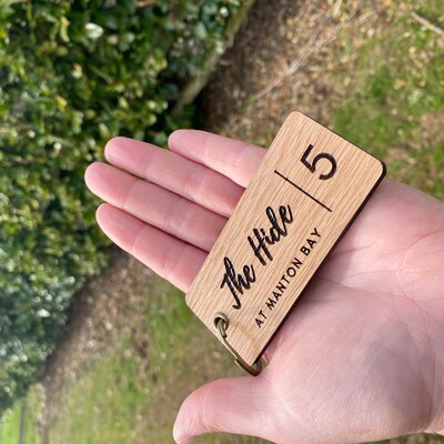 Quality Personalised Key Fobs large Hotel-guesthouse-office-business ...