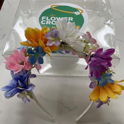 Childrens DIY Flower Crown Making Kit & Video Guide, Childs DIY Floral ...