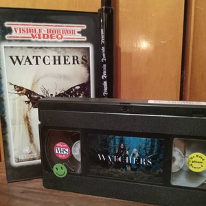 VHS Button Set Retro 80s Horror 1 Pin Gift Pack Nostalgic Tape Fan Be ...