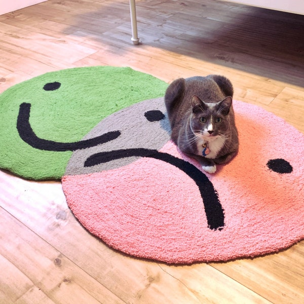 Eyeball Rug, Handmade, Hand-tufted Rug, Accent Rug - Etsy