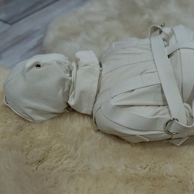 Bondage Hood Straitjacket Heavy Duty BDSM Blindfold Mask - Etsy