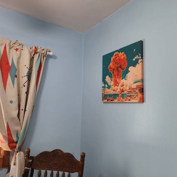 Abstract Deer Painting Print Stag Portrait Canvas Wall Art Wildlife Art ...