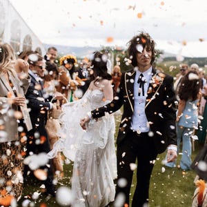 White Confetti Petals Pure White Biodegradable Confetti Dried Wedding ...