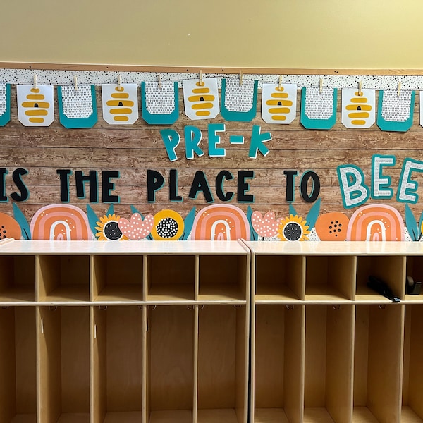 Honey Bee Classroom Decor Bundle, Easy and Modern Classroom Decorations ...