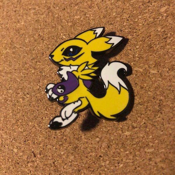 Renamon Pin / Digimon Pin / Dejimon / Fan Merch / Anime Theme / Kawaii ...