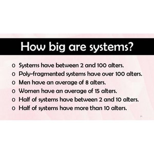 41 Types of Alters in Dissociative Identity Disorder A Booklet ...