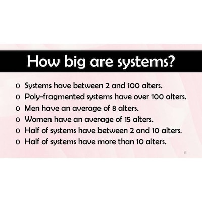 41 Types of Alters in Dissociative Identity Disorder A Booklet ...