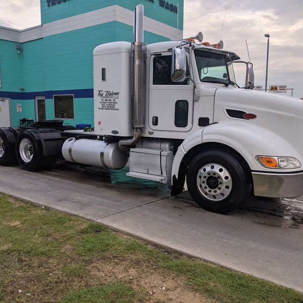 Custom Semi Truck Commercial / Company Name Decals 2 Doors Signs 1 ...