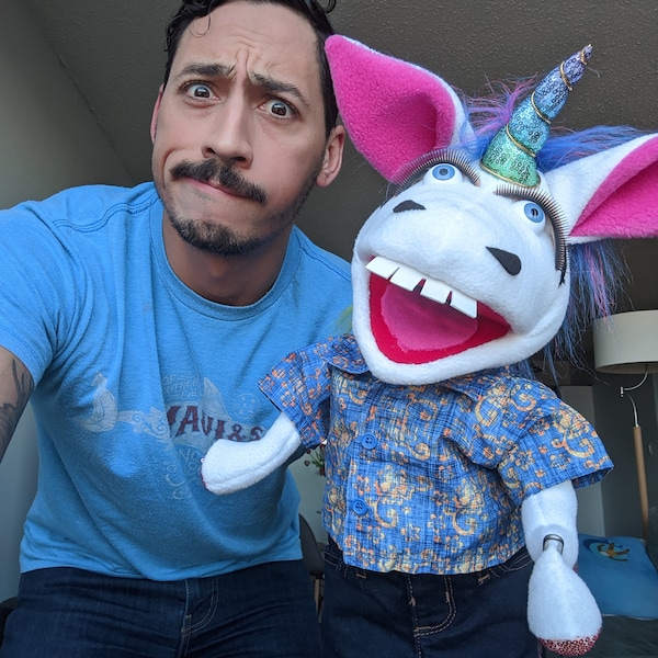 UNICORN Sparkles the Unicorn Puppet Youtube Movie. - Etsy