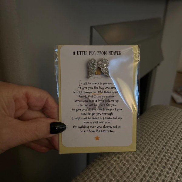 Pocket Hug From Heaven | Pocket Token | Bereavement Gift | Keepsake ...