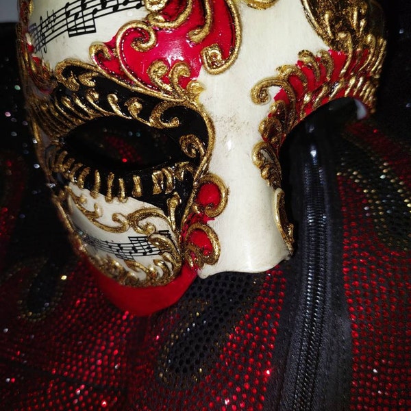 Red Masquerade Mask, Women Mask, Ball Party Mask, Anniversary Mask ...