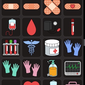 Anatomy Digital Sticker Pack, Pre-cropped Human Body Stickers, Internal ...